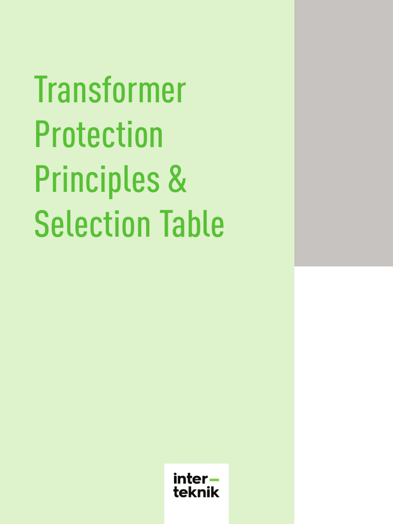 Transformer Fuse Selection Guide | PDF | Fuse (Electrical) | Transformer