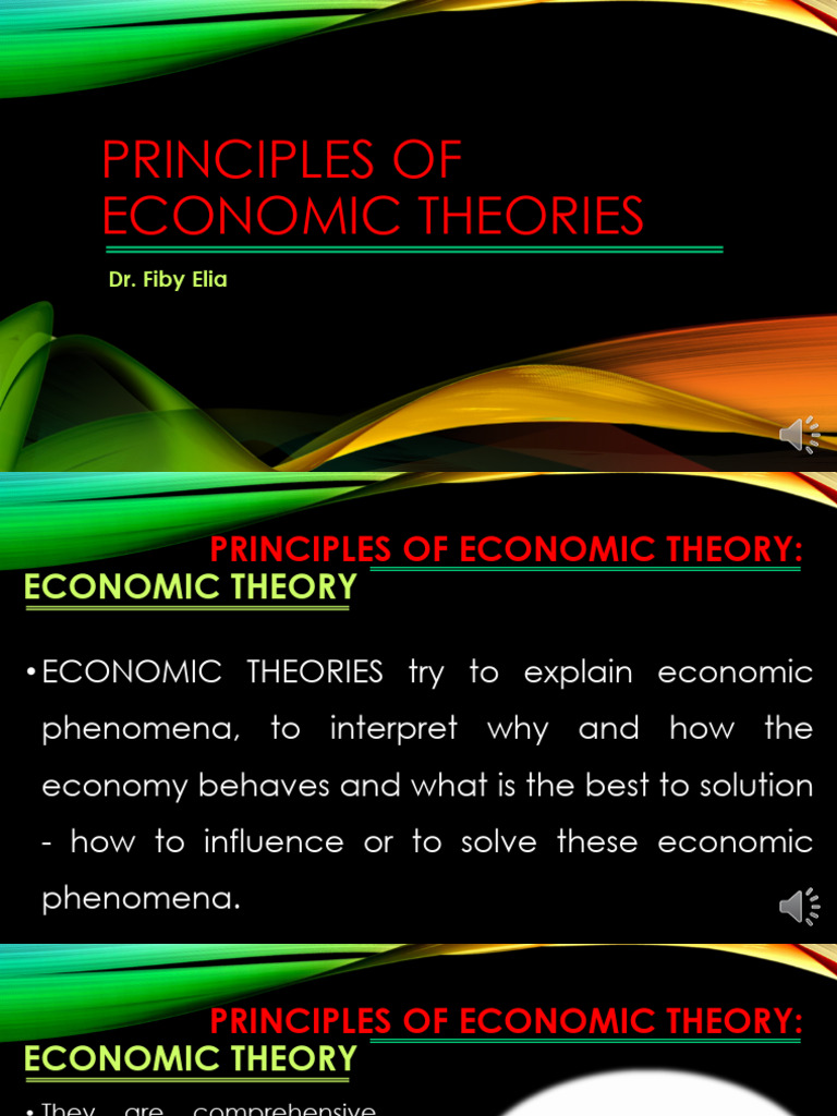 02 Principles of Economic Theory | PDF | Cost Of Living | Economics