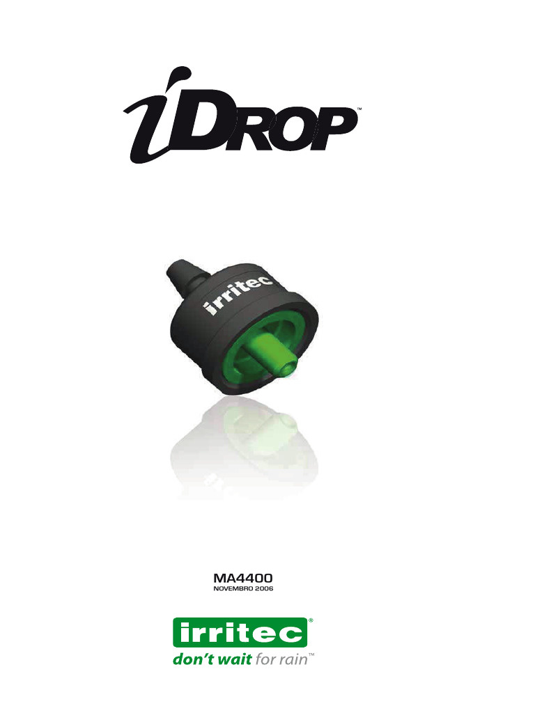 Gotejador IDROP PC Drop-Stop | PDF