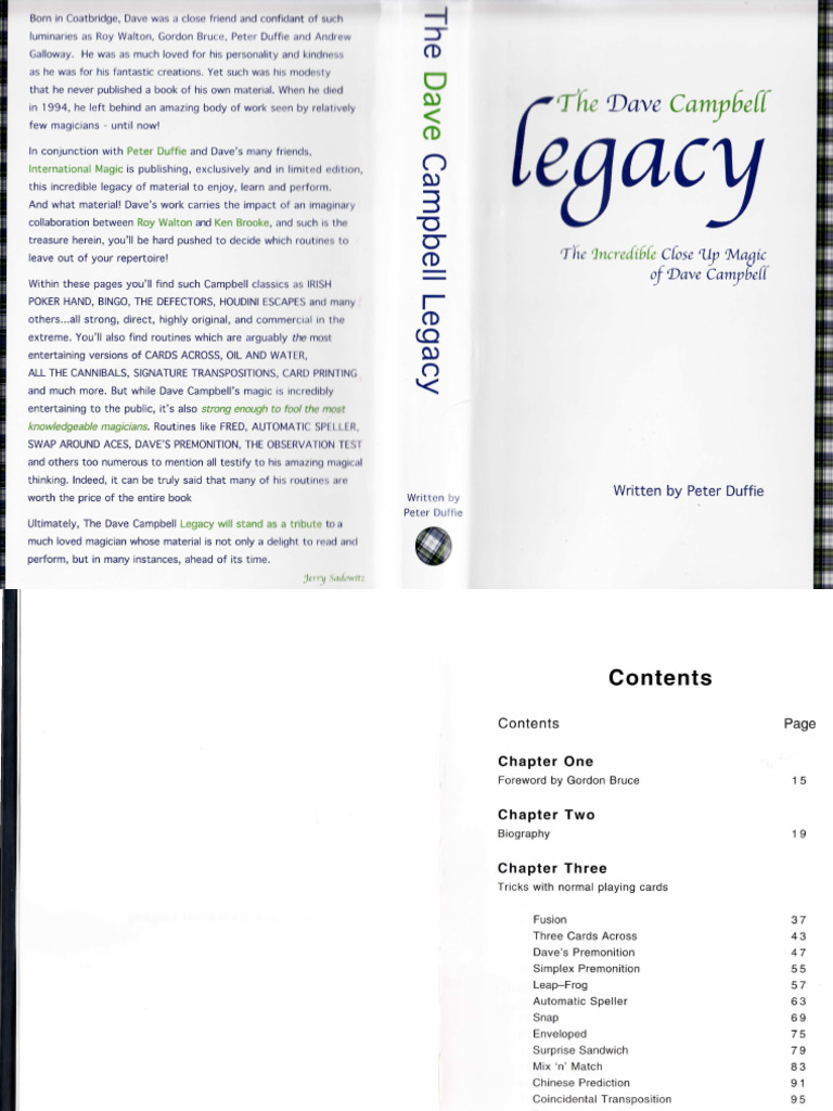 Dave Campbell - Legacy (Pages 1-151) | PDF