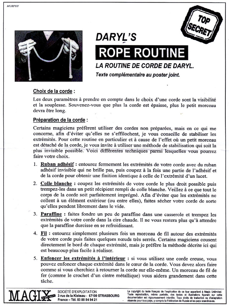 Daryl - Rope Routine | PDF