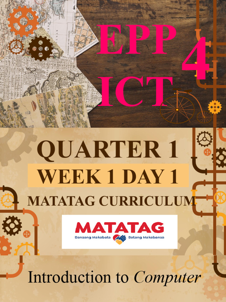 Epp-Ict 4 Matatag PPT q1 Week 1 | PDF