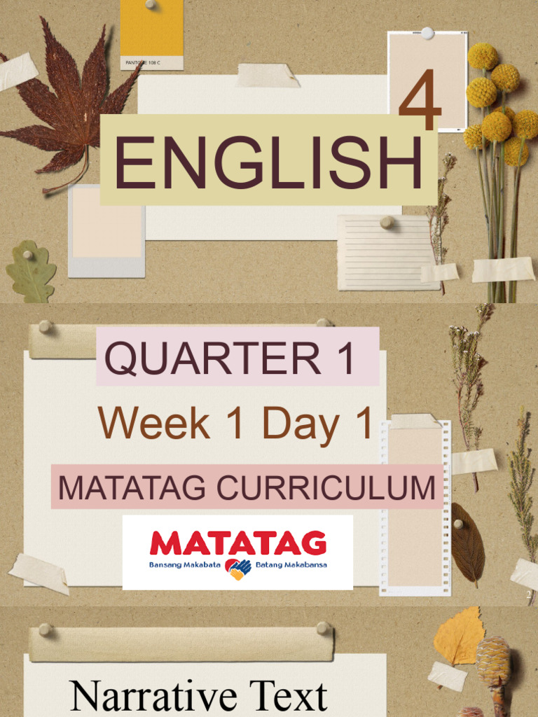 English 4 Matatag PPT q1 Week 1 | PDF | Magician (Fantasy) | Magic (Illusion)