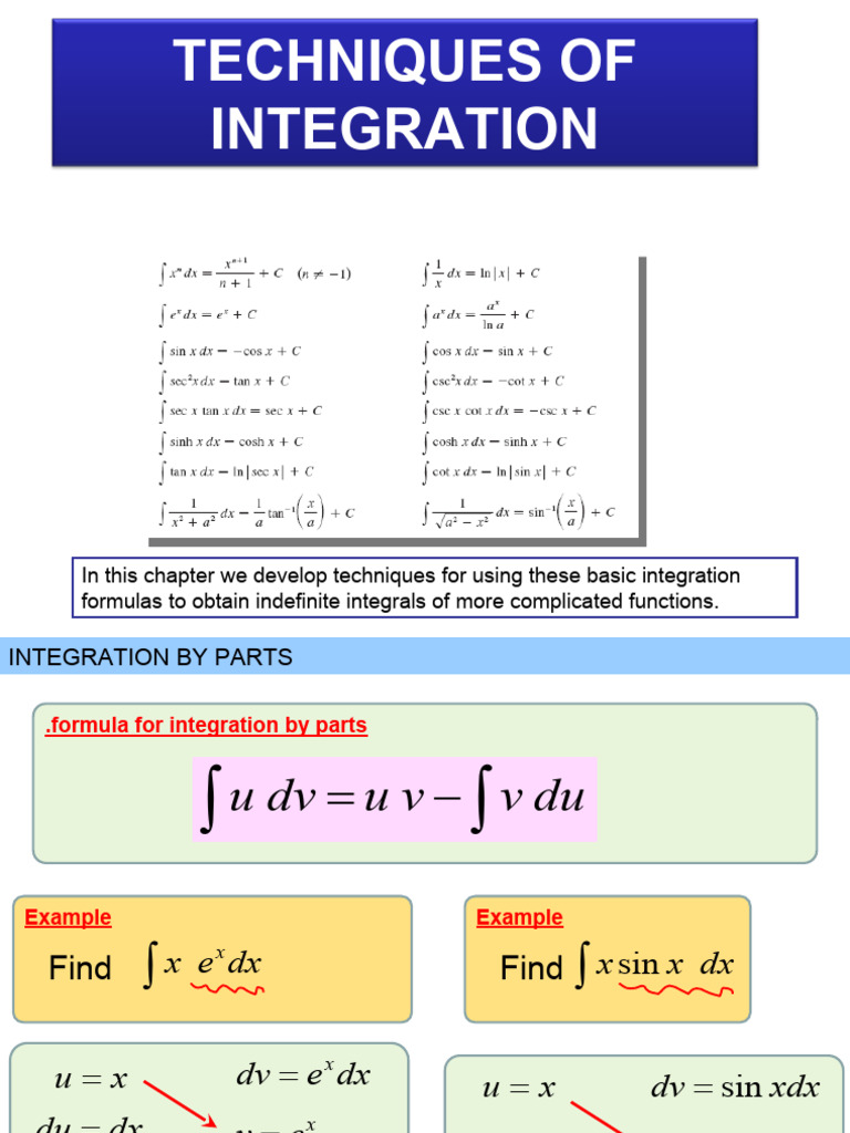 Integration_by_Parts | PDF | Area | Real Analysis