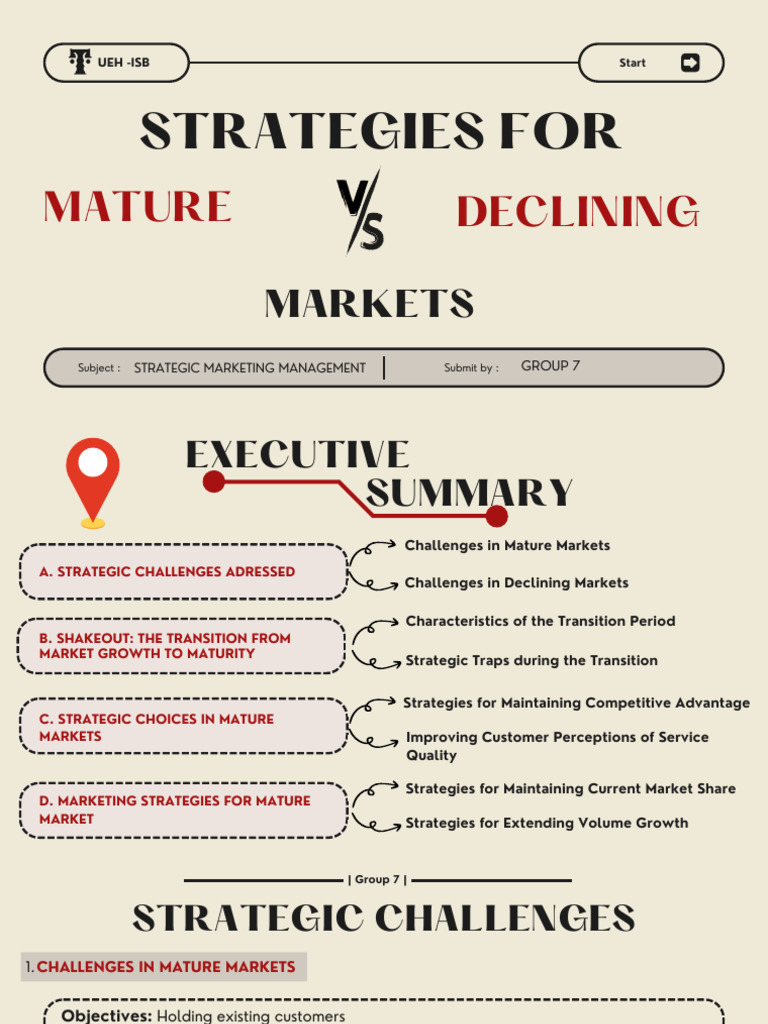 SMM02 - Session11 - G7 - Strategies For Mature & Declining Markets ...