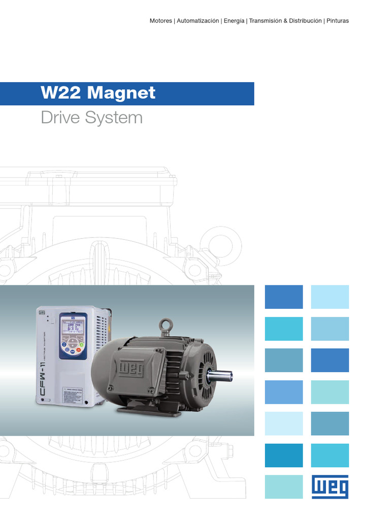 WEG w22 Magnet 50066045 Catalogo Espanol | PDF | Motores | Aislador (Electricidad)