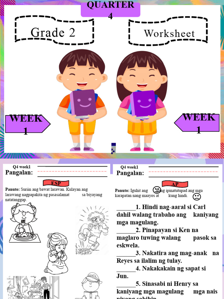 Q4-WORKSHEETS-week1-8 | PDF