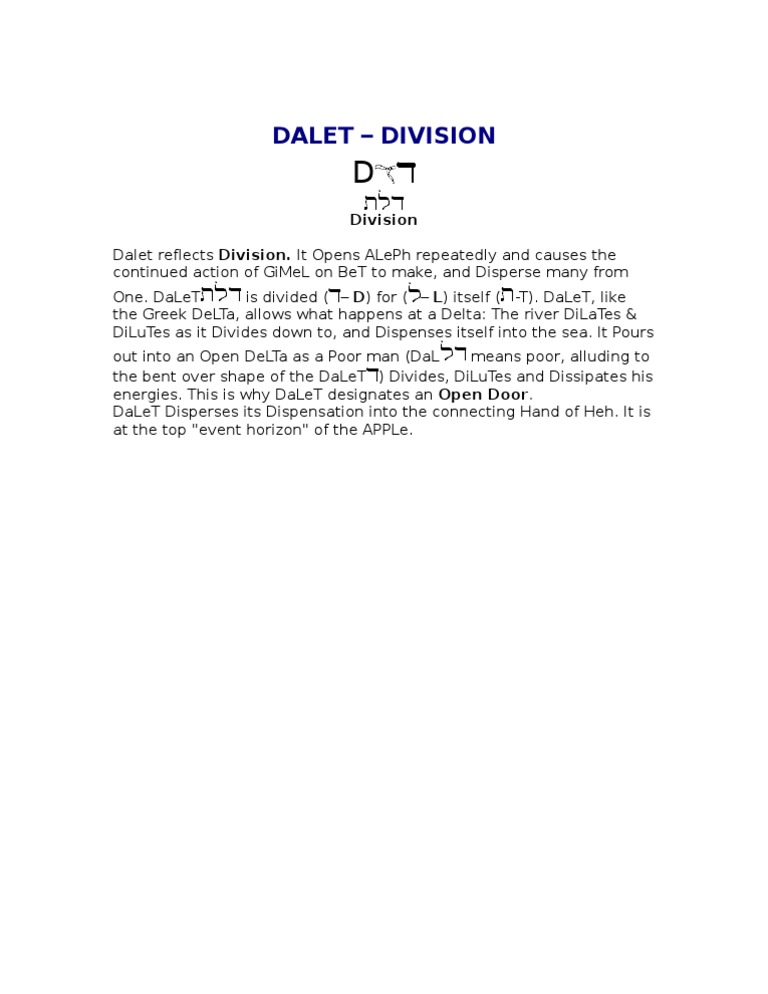 Dalet | PDF