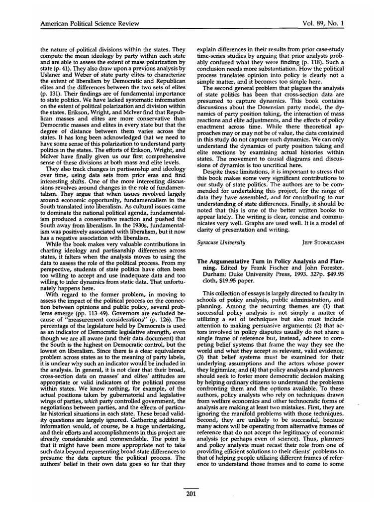 The Argumentative Turn In Policy Analysi Pdf Antisemitism Policy Analysis