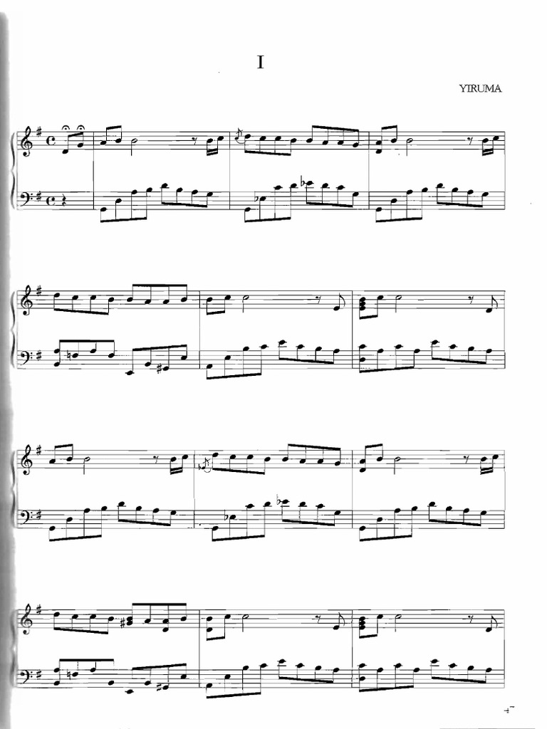 Yiruma - I | PDF