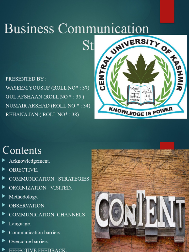 Business - Communication (1) (2) - Read-Only | PDF | Communication ...