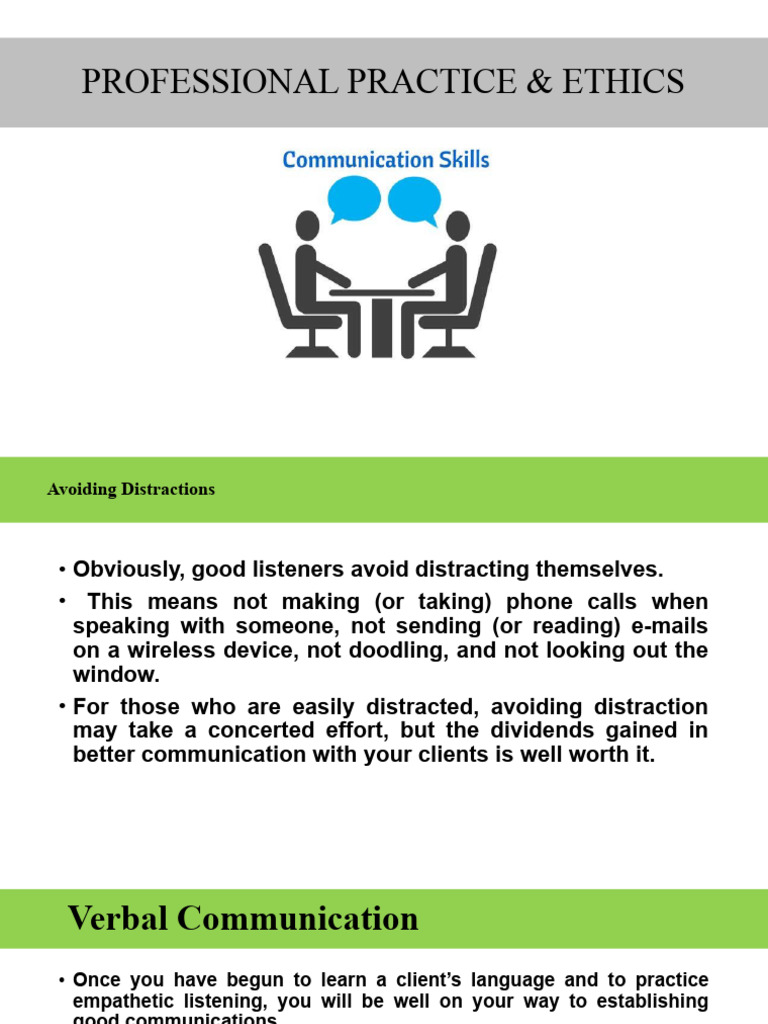 Lec 07 Professional Practice & Ethics - Communication Skills-1 | PDF ...