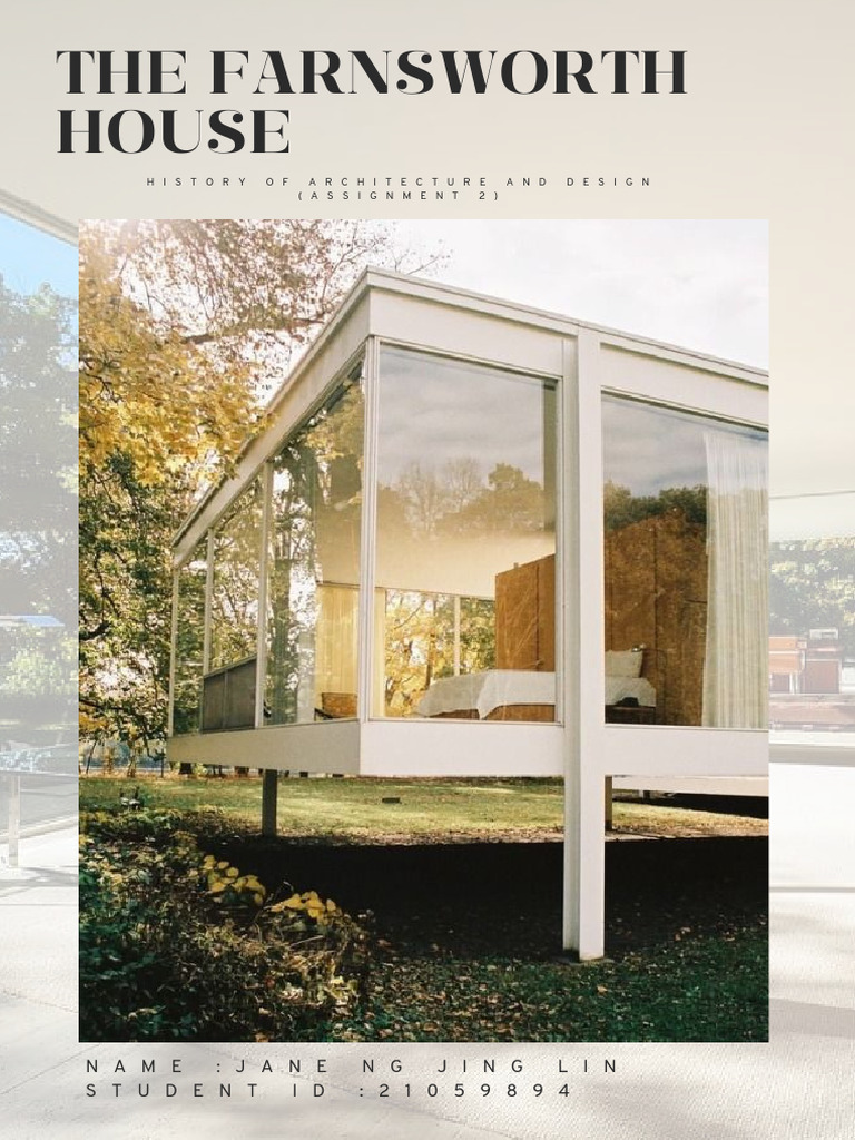 Farnsworth house | PDF | Minimalism | Architectural Design