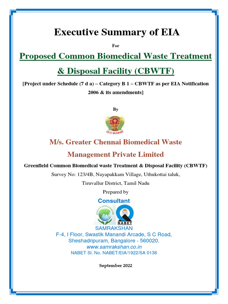 Waste Processsing Nad Disposal Facilities | PDF | Incineration | Waste