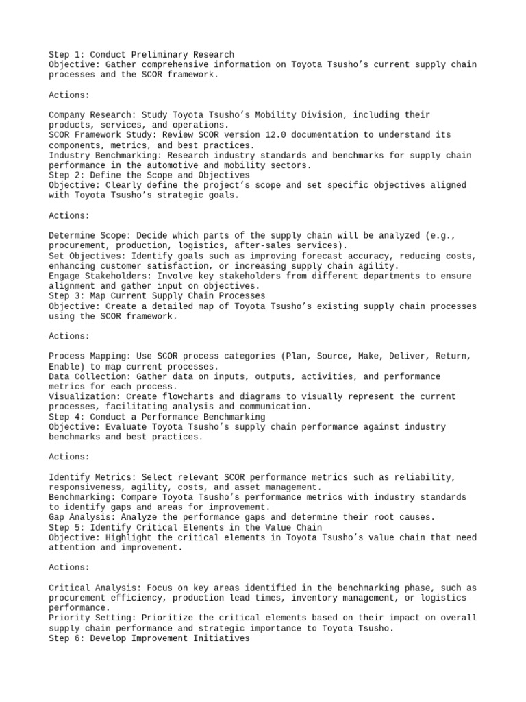 Step 1 Conduct Preliminary Research | PDF | Performance Indicator ...