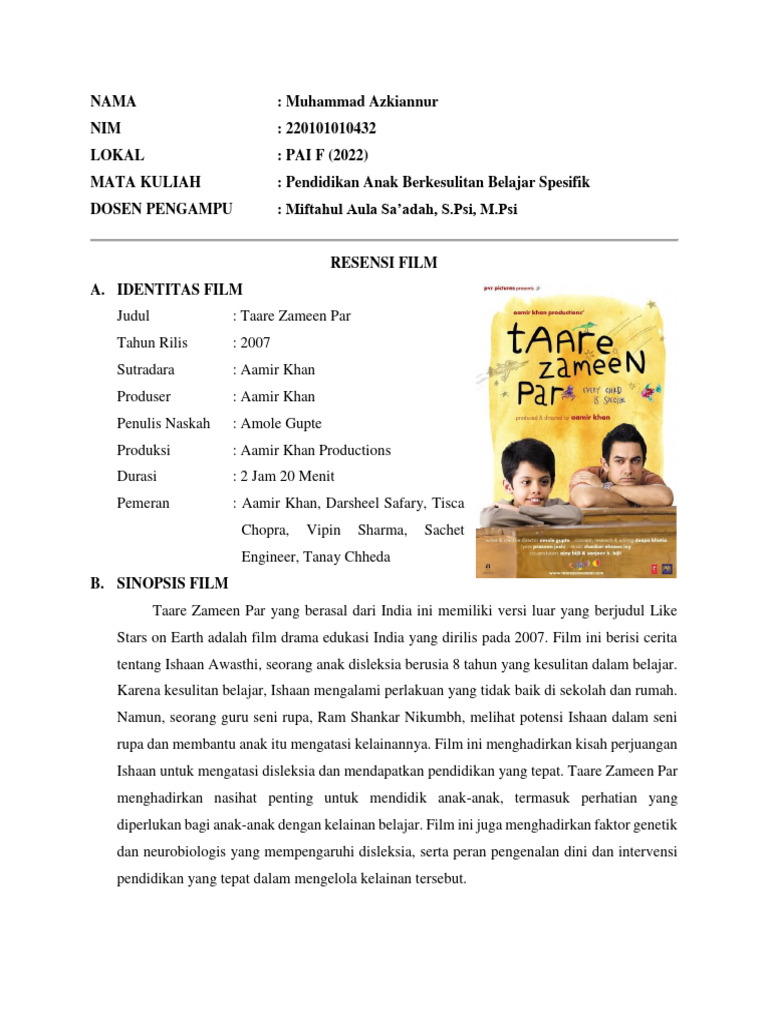 Contoh Resensi Film | PDF | Kesehatan Holistik