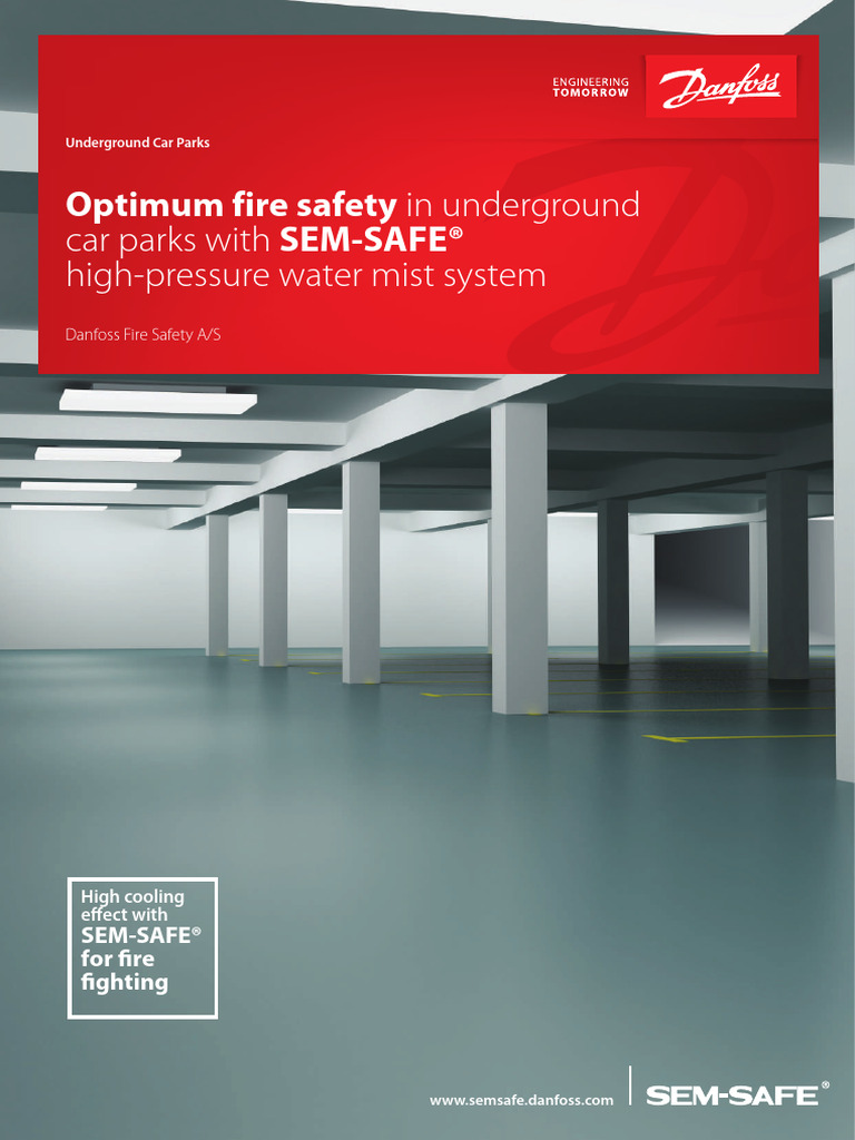 Danfoss Fire Safety SEM-SAFE® Water Mist For Garage Fire Protection ...