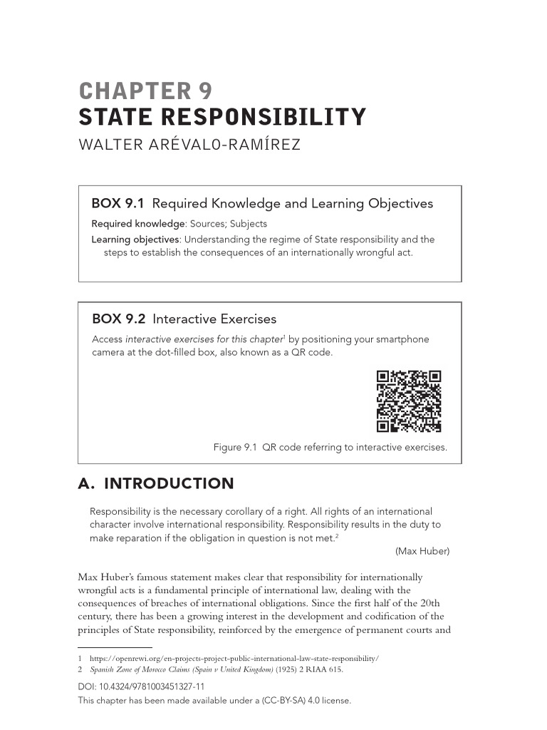 Arevalo Ramirez, Walter_ State Responsibility | Download Free PDF ...