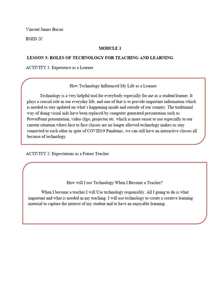 Technology's Role in Teaching & Learning | PDF | Educational Technology | Electronic Waste