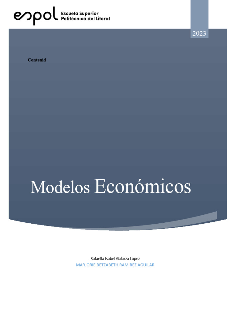 ECONOMIA MATEMATICA MODELOS | PDF | Inflación | Curva de Phillips