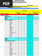 Class Reading Profile Summary Report | PDF | Reading Comprehension | Behavior Modification