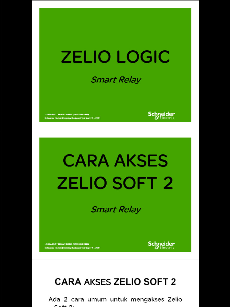 Materi Zelio Logic Smart Relay | PDF