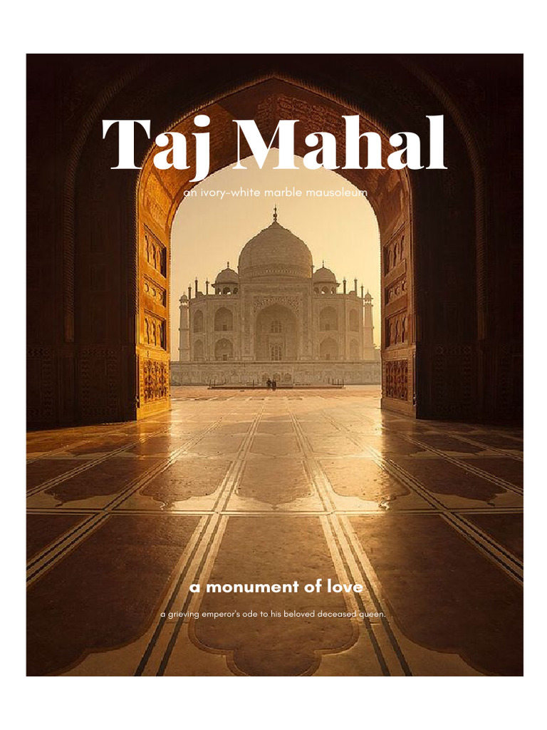 project on taj mahal | PDF