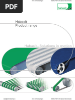Catalogo HABASIT | PDF | Belt (Mechanical) | Polyurethane