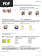 RUBIK's CUBE BEGINNERS METHOD PDF | PDF | Theoretical Computer Science ...