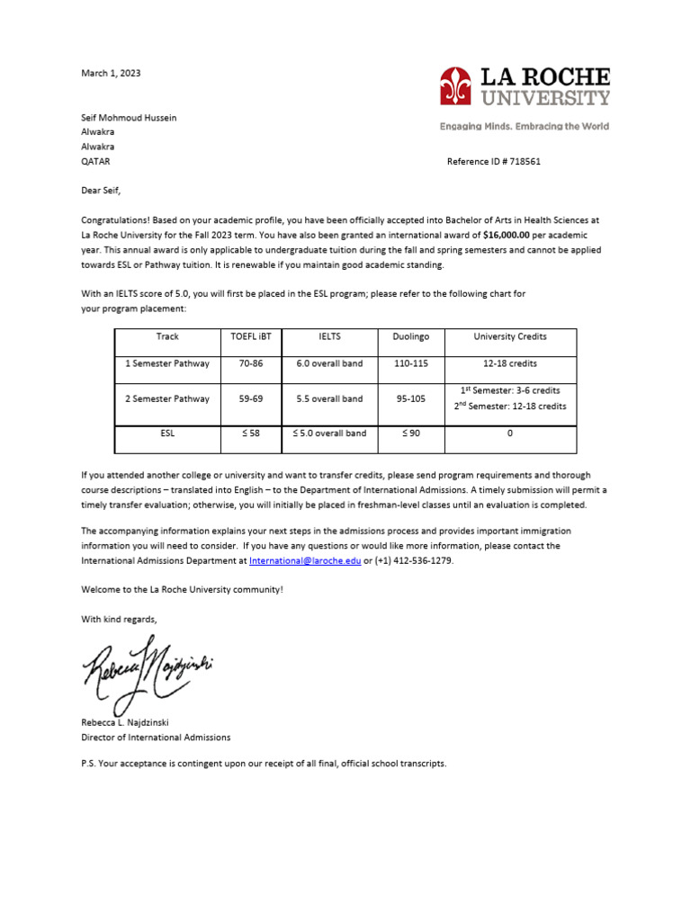 Hussein, Seif Accept FA23 | PDF