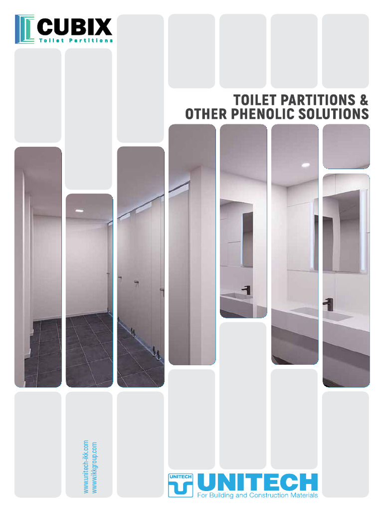 Cubix Toilet Partitions CATALOGUE 2022 | PDF | Ammonia | Acid