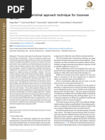 Joel-Cohen vs. Pfannenstiel Incision Study | PDF | Caesarean Section ...