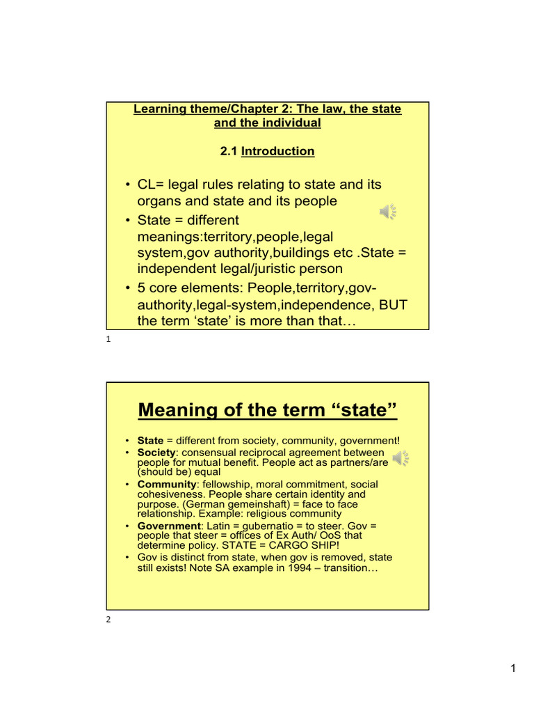 Week 2 - Lecture 2 Slides | PDF | Prosecutor | State (Polity) Week 2 - Lecture 2 Slides | PDF | Prosecutor | State (Polity)