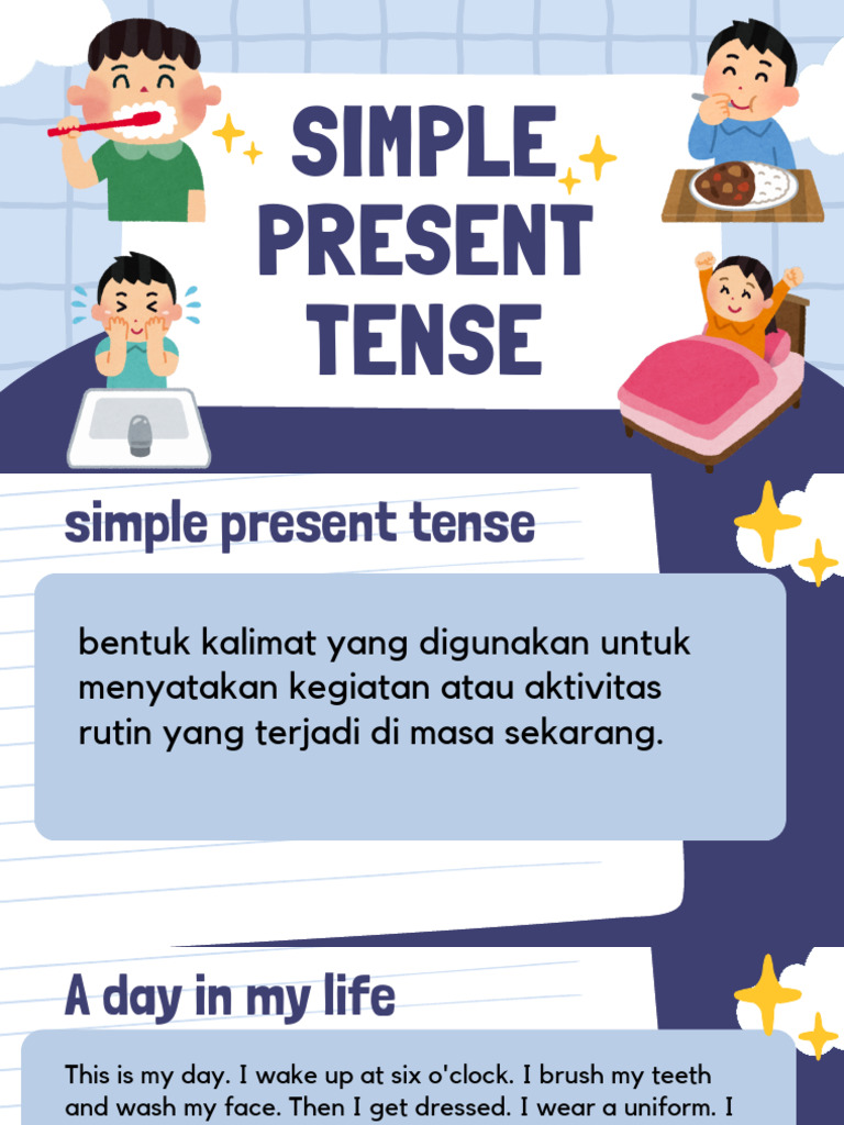 Simple Present Tense (Materi) | PDF | Linguistic Typology | Syntax