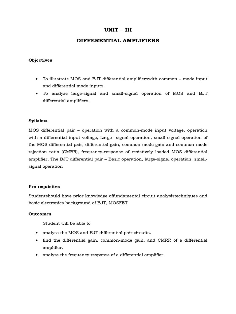 Eca Module 3 1743 Pdf Amplifier Mosfet