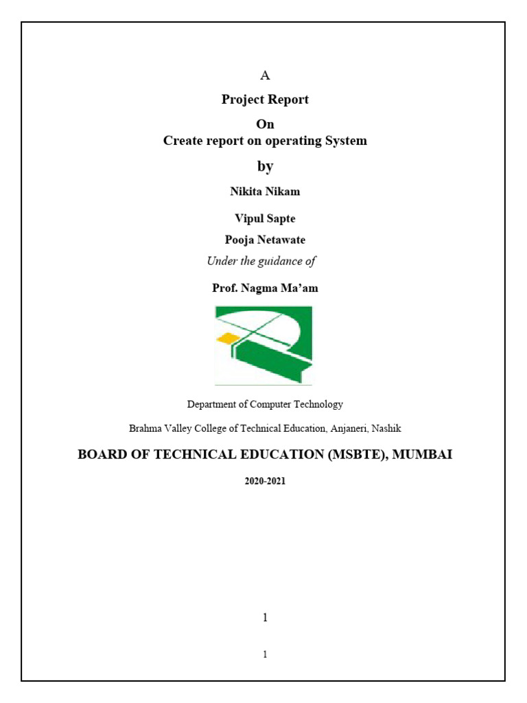 OSY Micro Project.c | PDF | Operating System | Process (Computing)