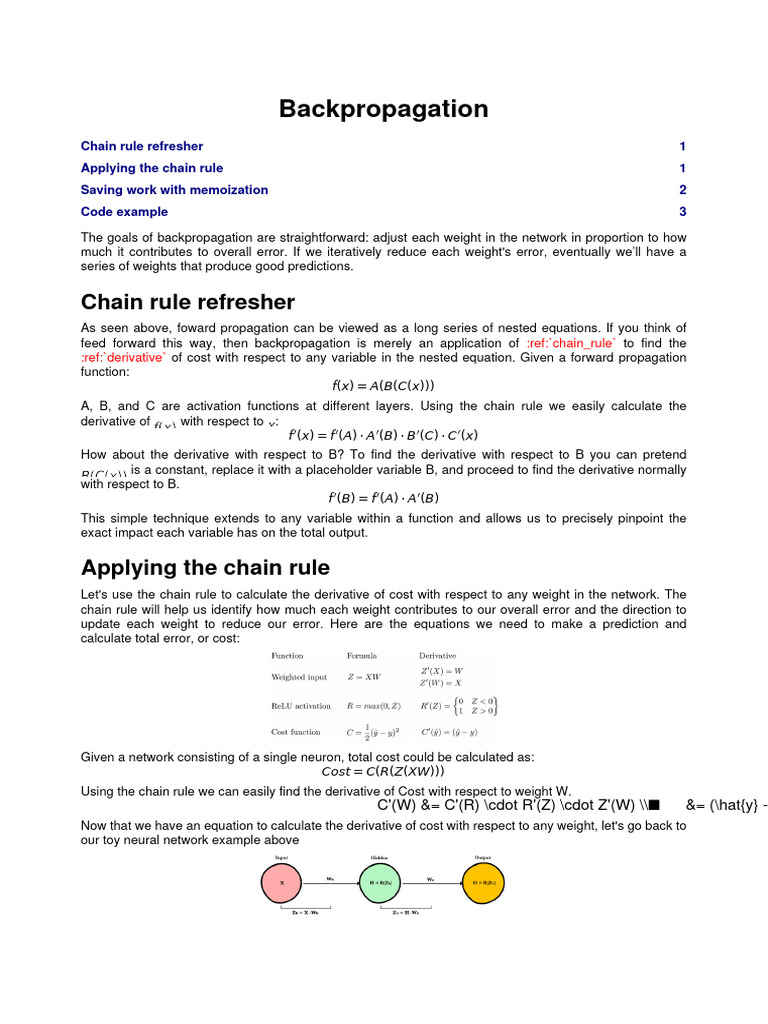 Backpropagation | PDF | Applied Mathematics | Algorithms
