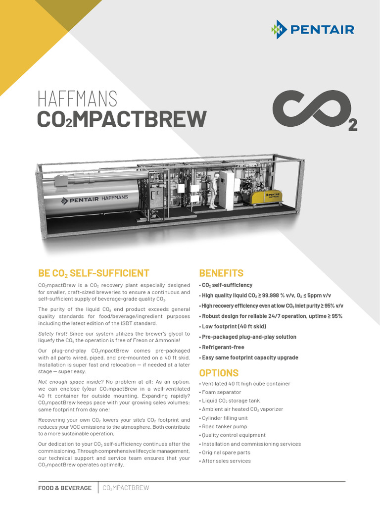 Co2 Recovery Plant Co2mpactbrew Haffmans Leaflet v2048 en | PDF ...