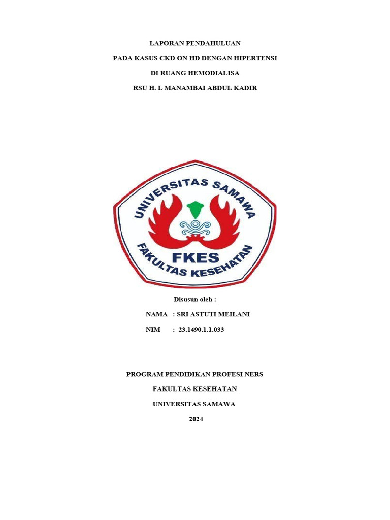 LP CKD Dengan HT 2 | PDF