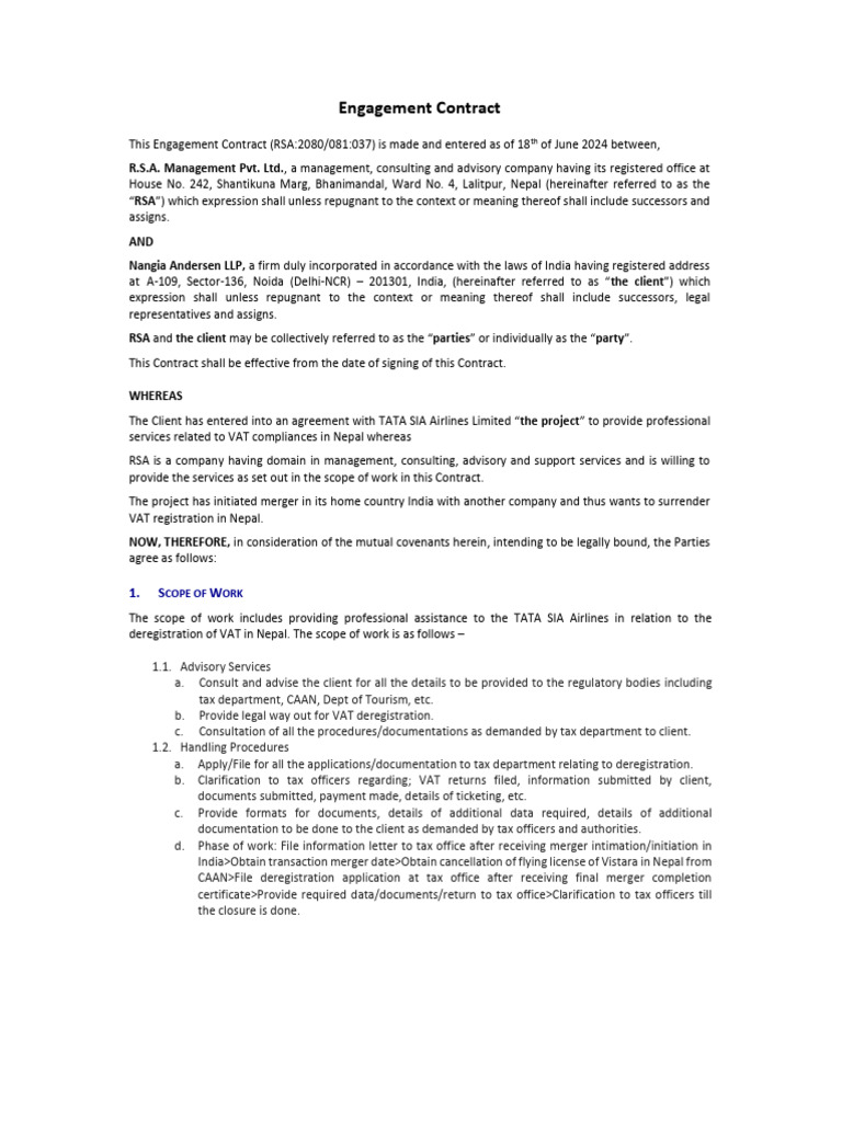 VAT Deregistration - EL (RSA) - 16.07.2024 | PDF | Fee | Value Added Tax