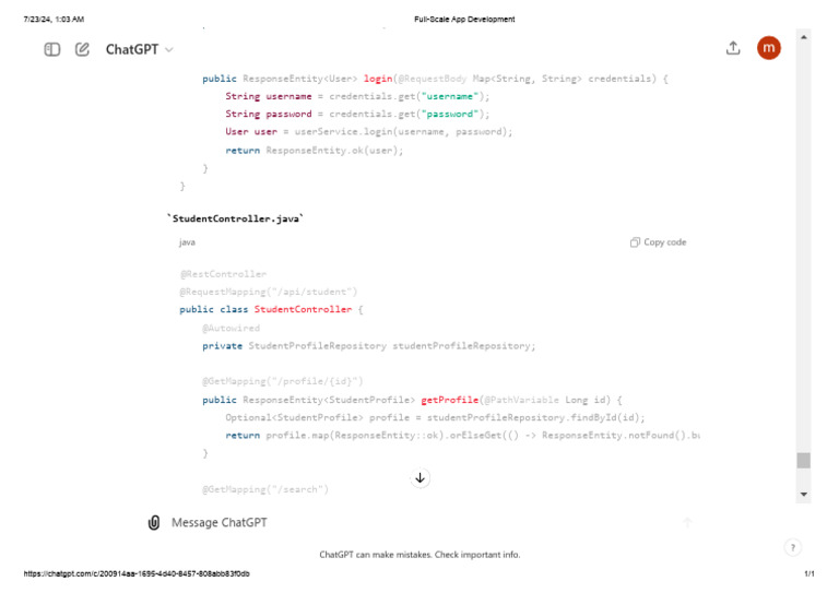 Full-Scale App Development | PDF | User (Computing) | Login