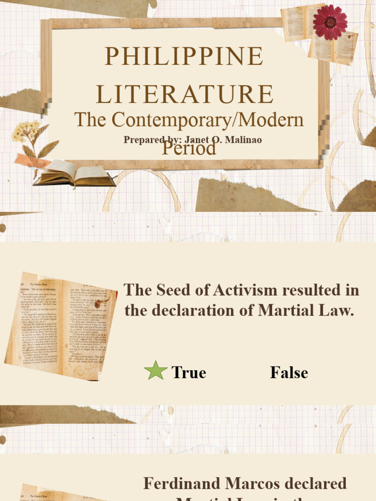 Contemporary Period | PDF | Philippines