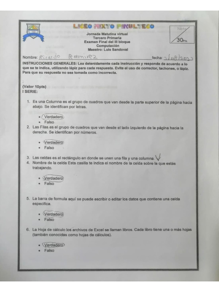 Examen Compu | PDF