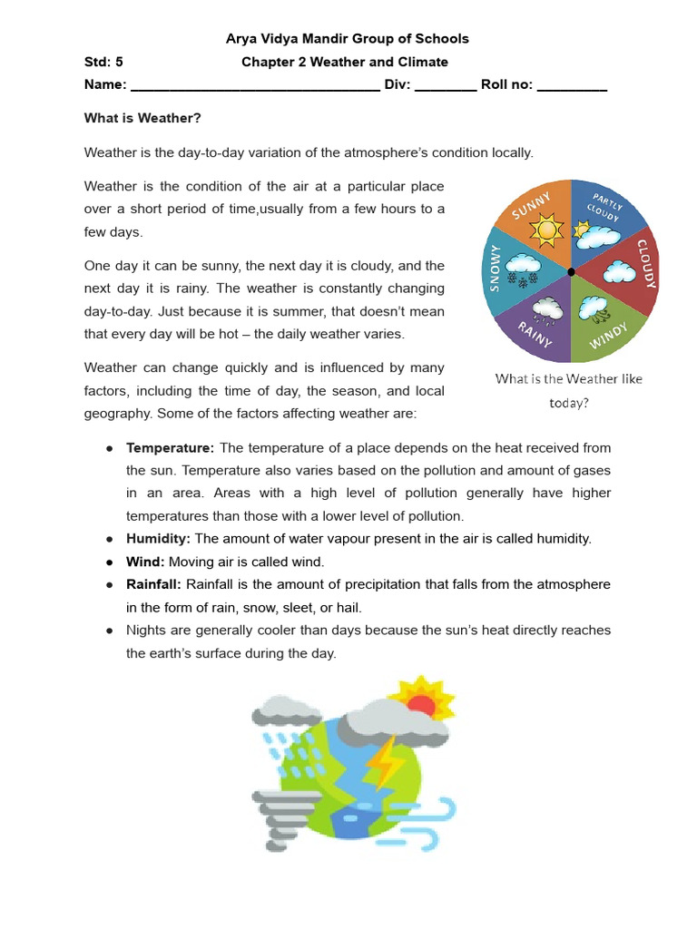 Weather and Climate | PDF | Weather | Climate