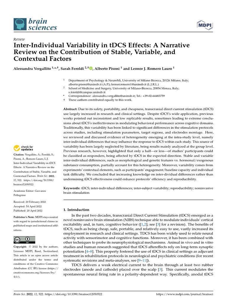 brainsci-12-00522 | PDF | Cerebral Cortex | Neuroplasticity