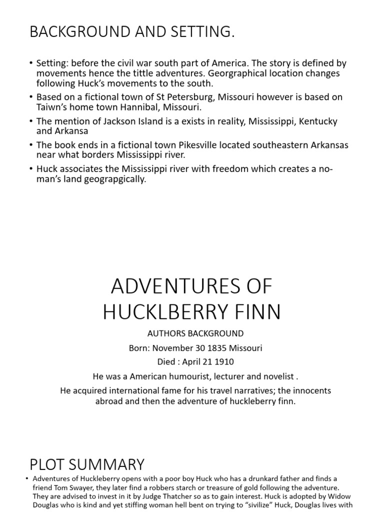 Classic Adventure for Young Readers | PDF | Huckleberry Finn