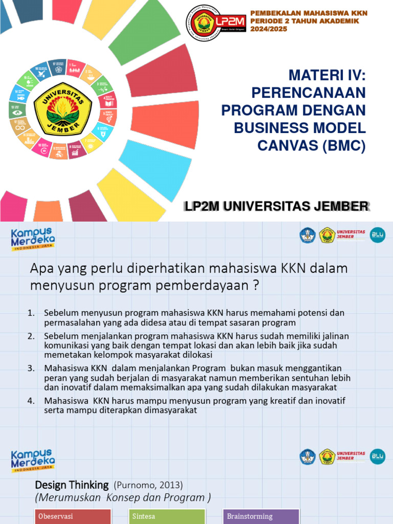 Perencanaan Program KKN dengan BMC | PDF