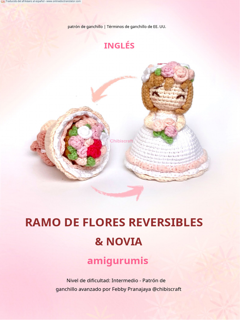 Ramo de Flores Reversible y Novia - Es | PDF | Costura | Tejer