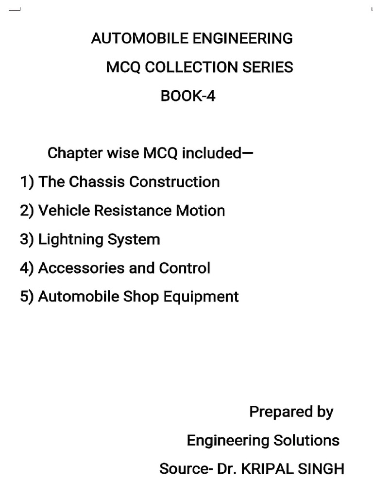 MCQ Book 4 | PDF