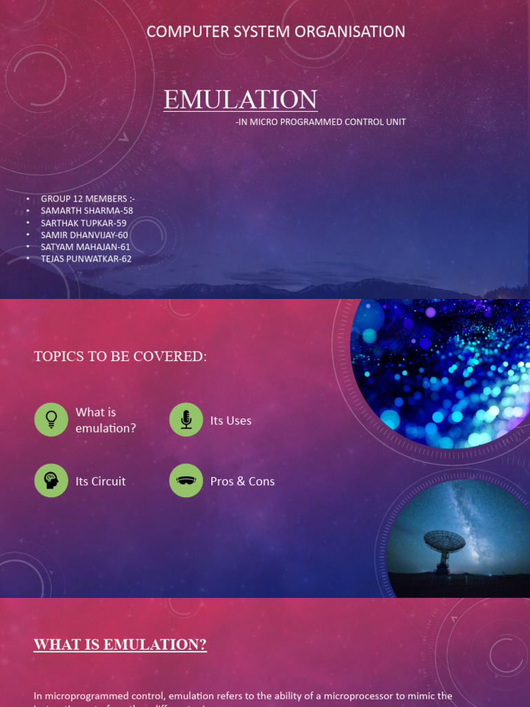 Emulation CSO | PDF | Emulator | Central Processing Unit